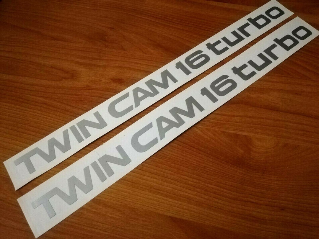 MR2 SW20 Side Decals - Fits MR2 89-99 - Twin Cam 16 Turbo Sticker ...