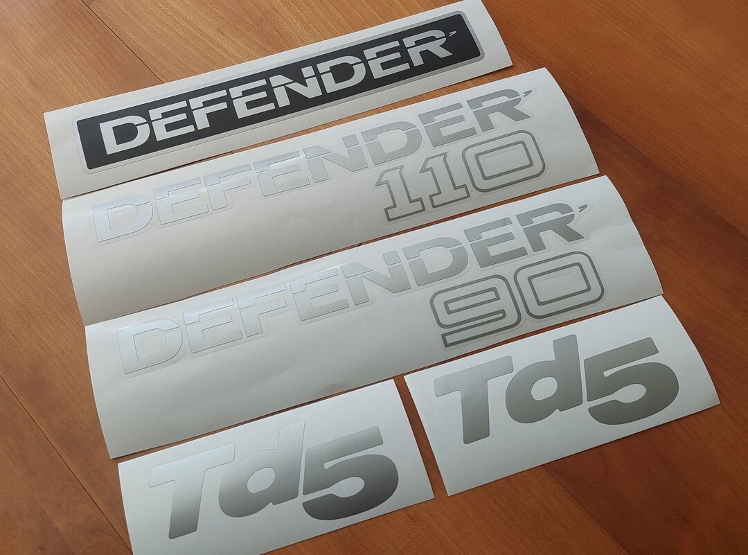 Defender 90 110 Td5 Tdi - Aftermarket Rear Front Side Decals / Stickers ...