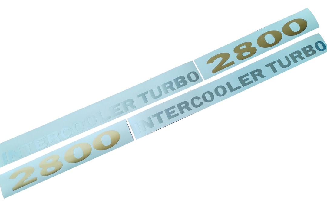 Decals Pajero Intercooler Turbo 2800 - Fits Mitsubishi - Reproduction ...