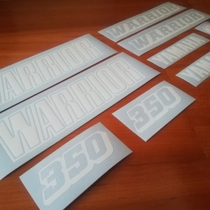 Warrior 350 - YFM Quad Decals ATV Banshee - Sticker Kit - Etsy