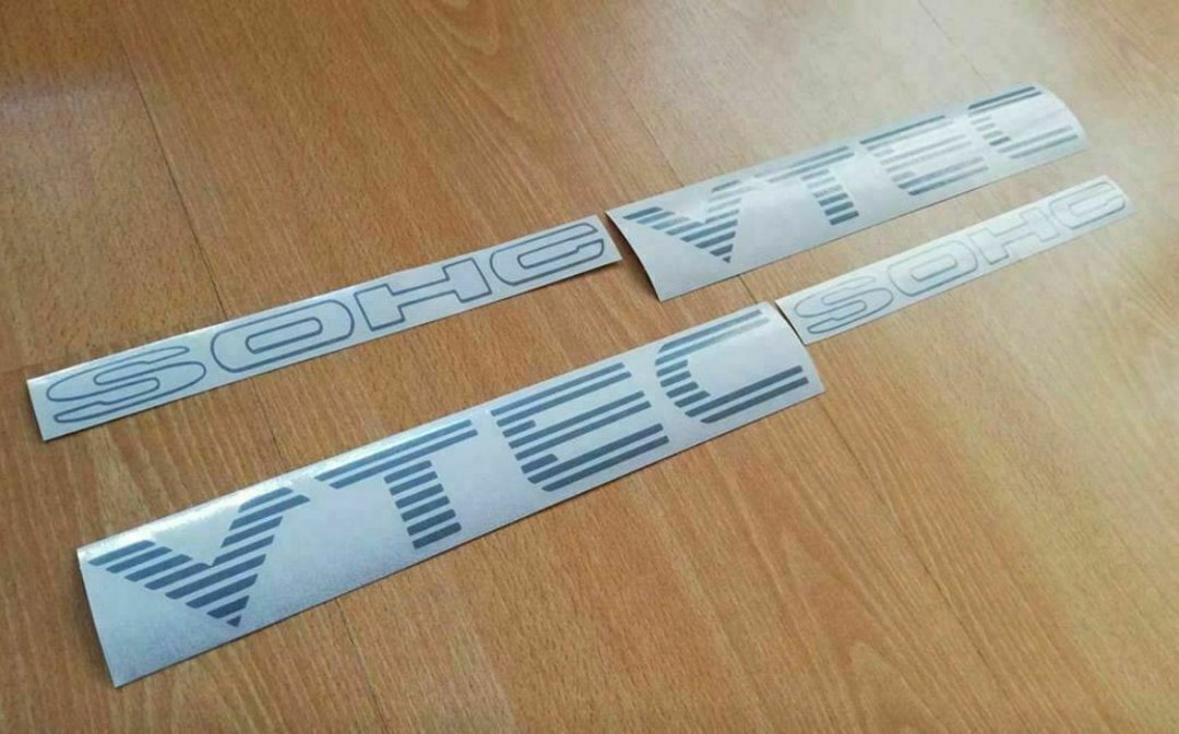 SOHC VTEC - Fits Civic Si B16 D16 EJ Eg Em1 Side Decals / Stickers - 15 ...