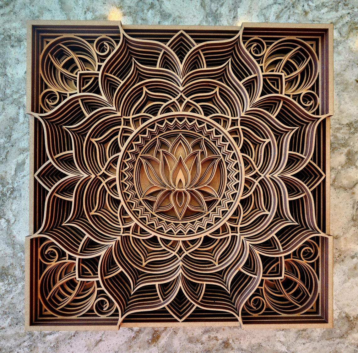 DIY 10-layered Mandala Art Kit - Etsy