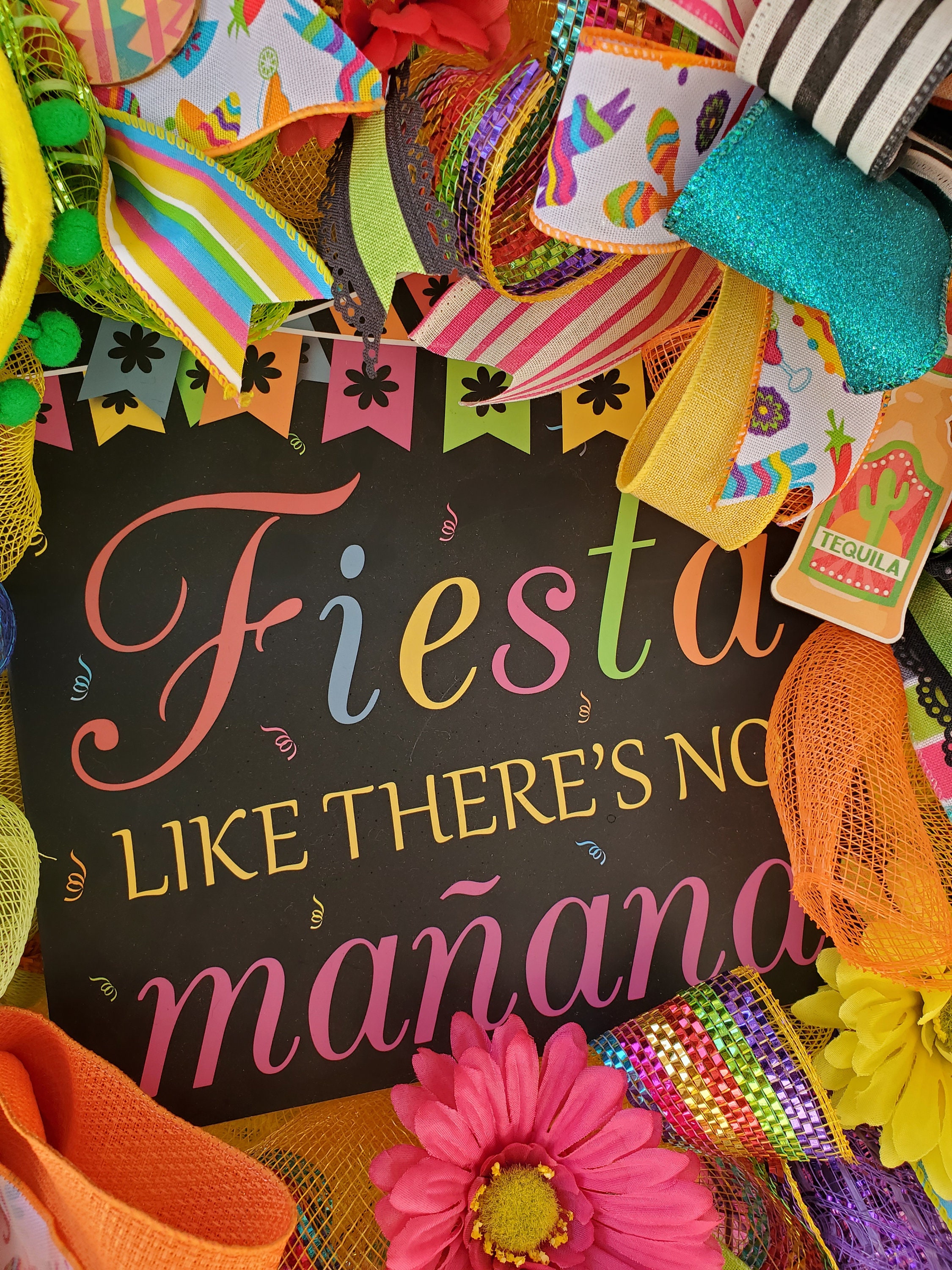Fiesta. Fiesta Like No Manana. Fiesta Wreath. Fiesta Door Hanger ...