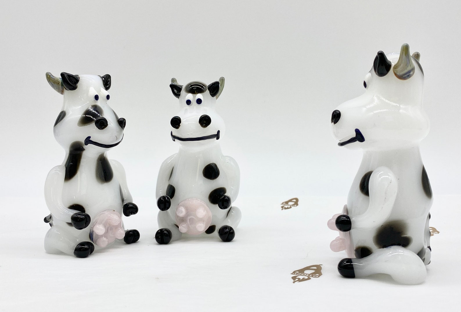 Glass Cow Pipe Glass Smoking Pipe Hand Blown Pipe Glass | Etsy