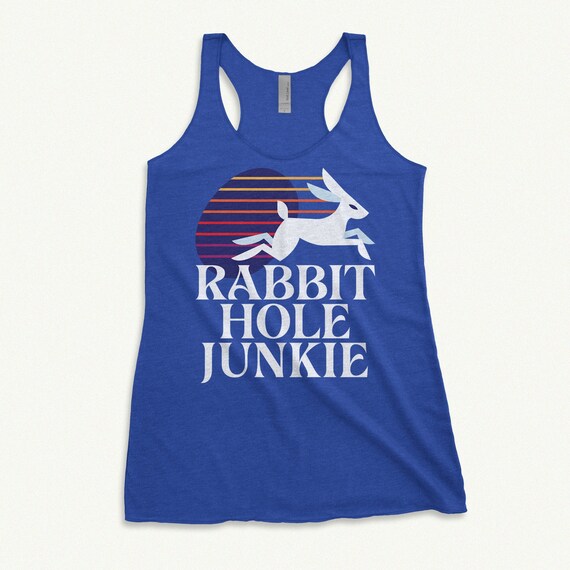 Rabbit Hole Junkie Conspiracy Theory Freedom Seeker Red - Etsy