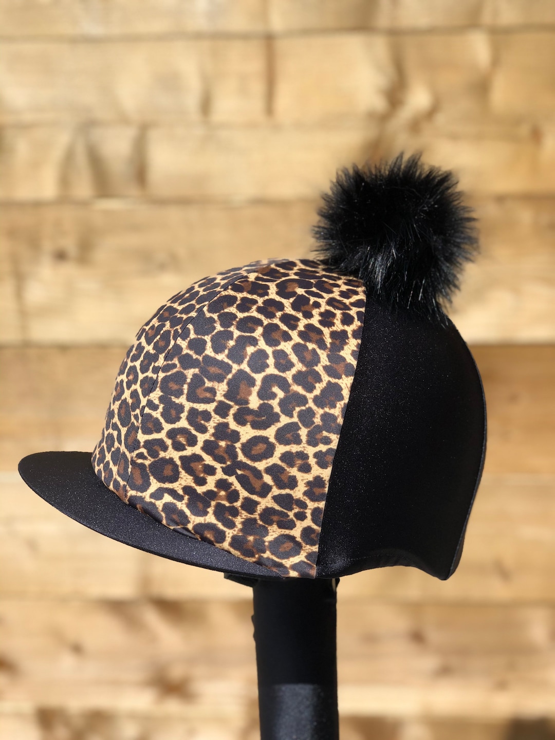 Cheetah Print Horse Riding Helmet Cover - Etsy
