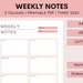 Chapter Summary Printable Note Taking Sheet College Reading Planner ...
