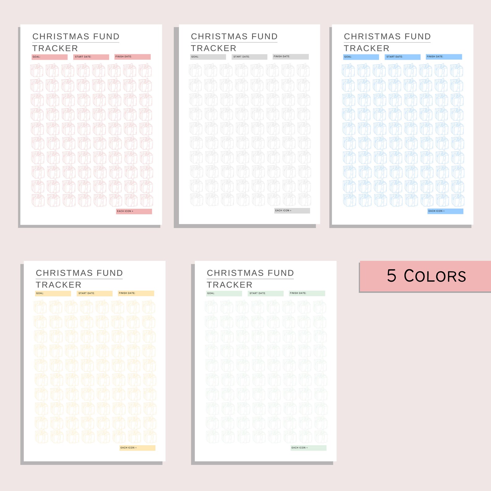 Printable Christmas Planner Bundle Christmas Day Schedule Gift Ideas ...