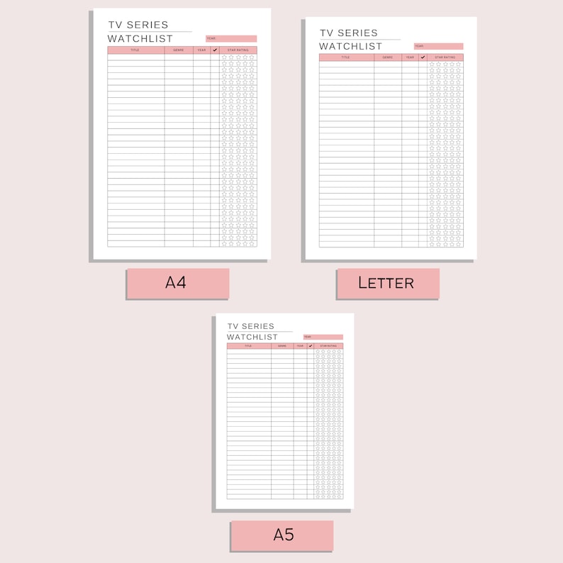 TV Series Watchlist | Shows to Watch List | Television Planner ...