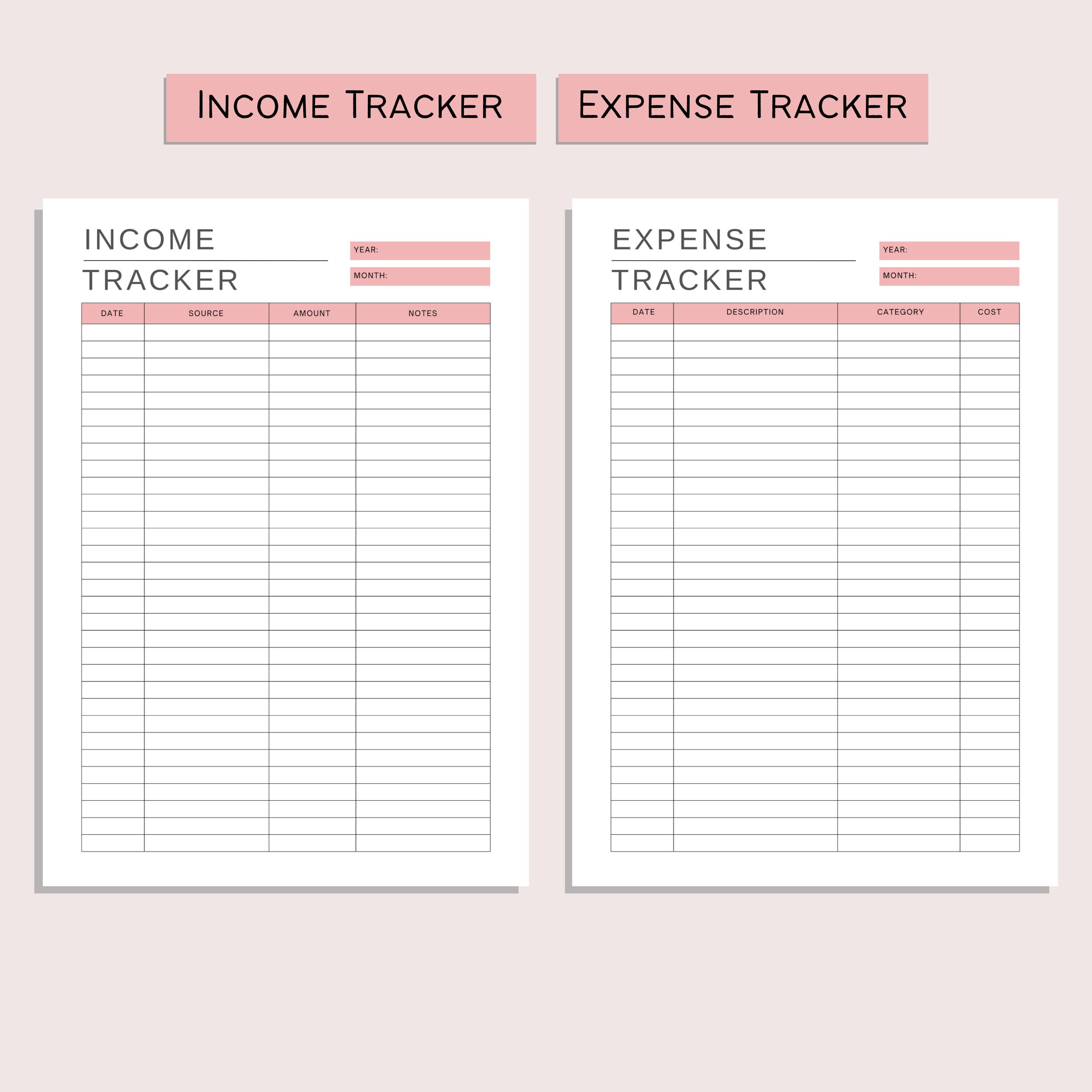 Bi-weekly Budget Bundle Template Printable Paycheck Planner Budget ...