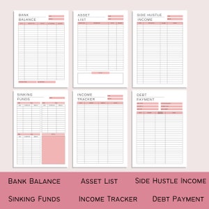 Printable Financial Planner | Budget Planner | Finance Binder | Money ...