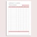 Credit Card Tracker | Printable Credit Card Planner | Financial ...