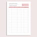 Online Shopping Tracker Printable Purchase Log Product Spending Sheet ...