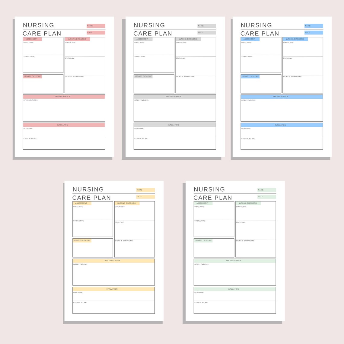Nursing Care Plan | Student Nurse Sheets | Nursing Student Resources ...