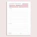 Court Notes, Printable Court Record, Custody Note Keeping, Court ...