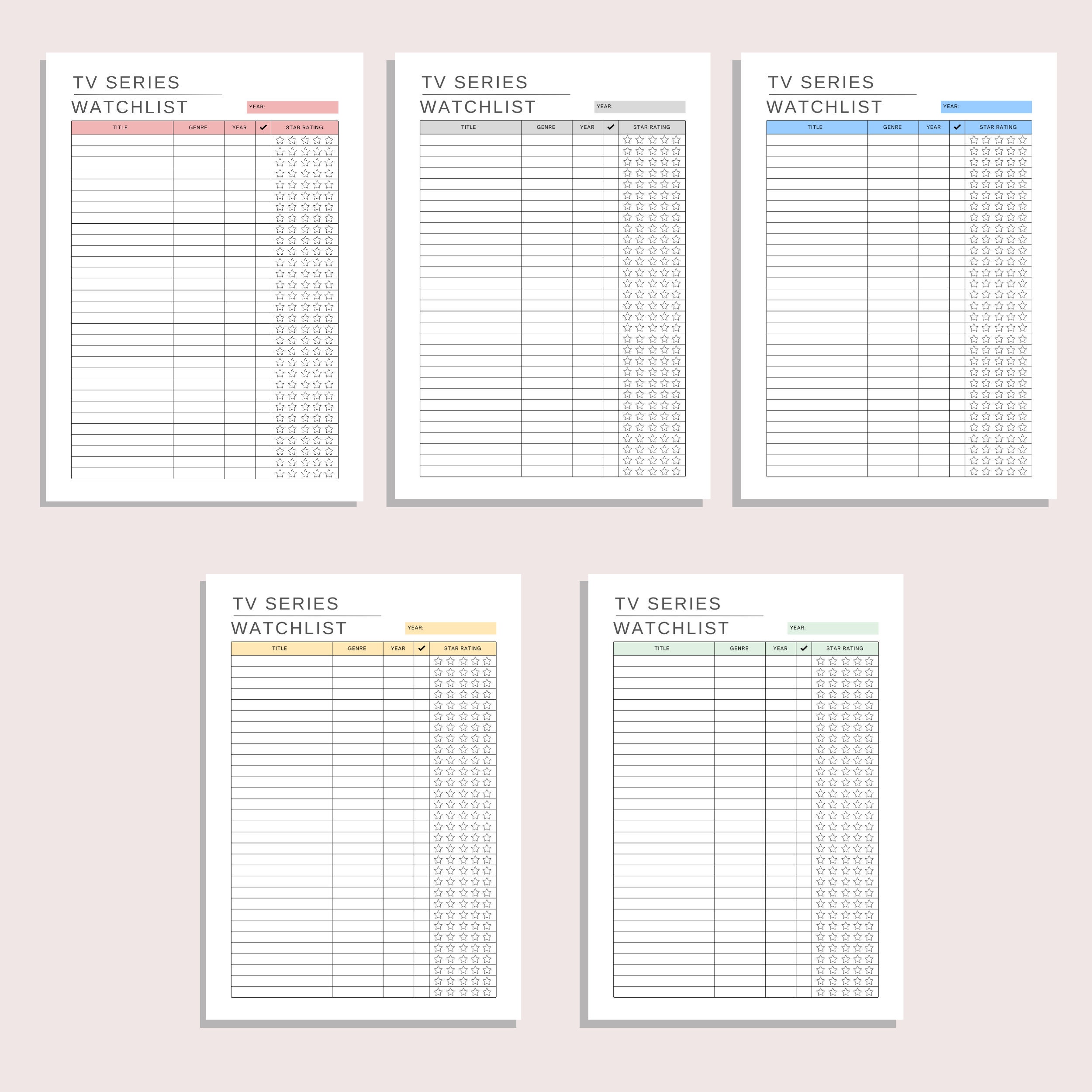 TV Series Watchlist | Shows to Watch List | Television Planner ...