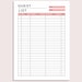 Guest List | Guest List Tracker | Printable Guest Sheet | Event ...