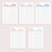 Work Tracker | Printable Work Log | Time Spent Track | Activity Manager ...