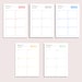 Five Day Weekly Plan | Printable Desk Organizer | Student Plan | Weekly ...