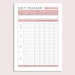 Diet Tracker Printable | Daily Diet Log | Food Journal | Calorie ...