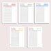 Fatigue Tracker Printable Monthly Health Journal Fatigue Severity Log ...