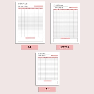 Pumping Schedule Tracker | New Mom Planner | Infant Daily Log ...