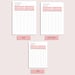 Childs Growth Chart | Printable Height and Weight Tracker | Kids Size ...