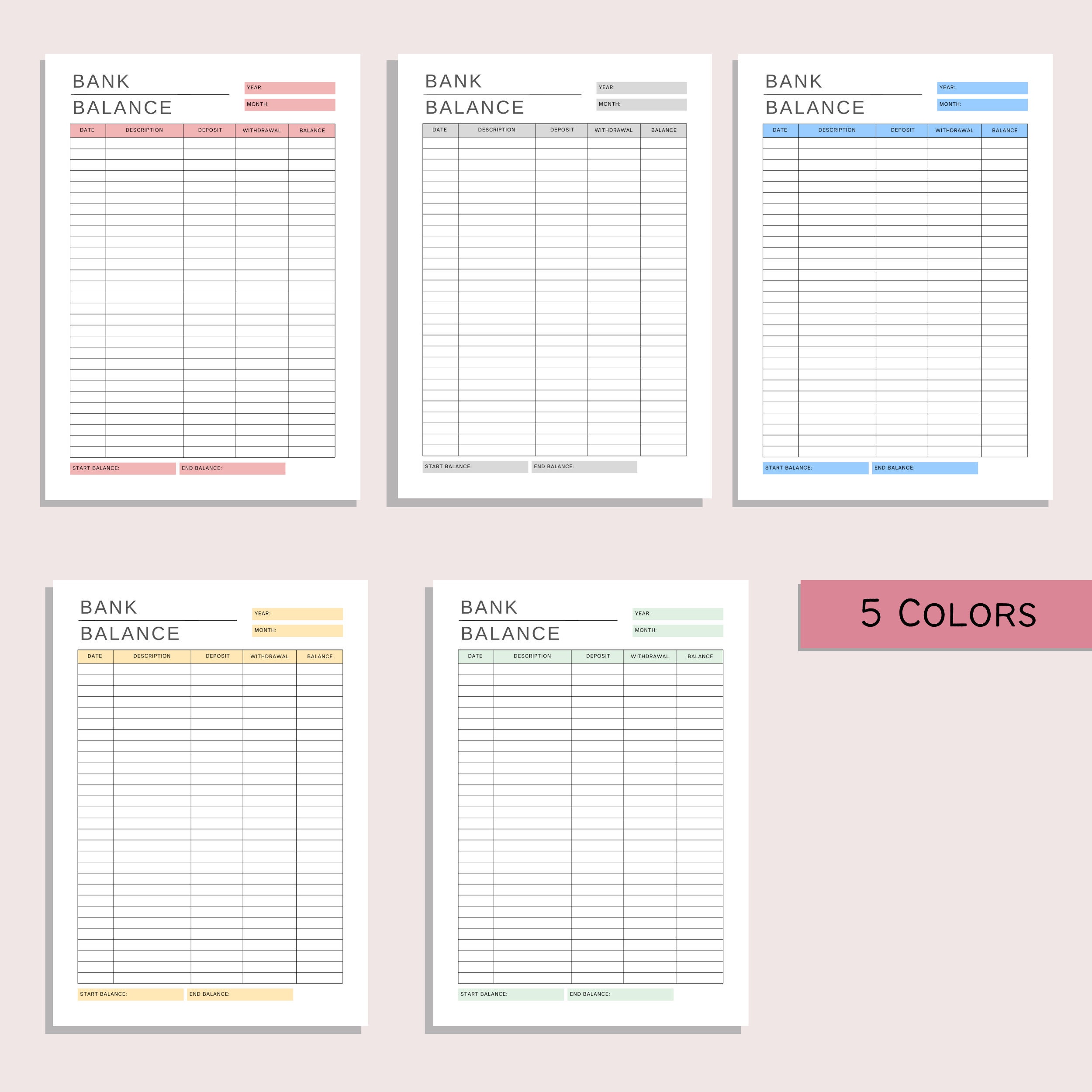 Printable Financial Planner | Budget Planner | Finance Binder | Money ...