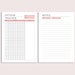 Fatigue Tracker Printable Monthly Health Journal Fatigue Severity Log ...