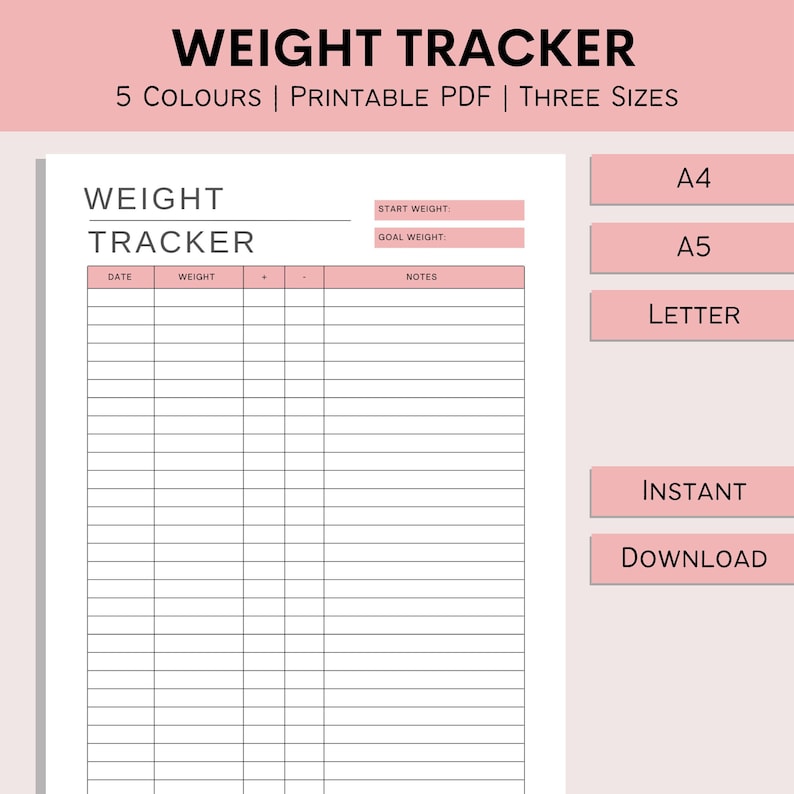 weight-tracker-printable-weight-loss-log-health-journey-fitness