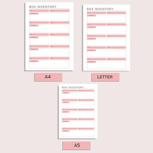 Moving Box Inventory | Box Contents List | Moving House Planner ...