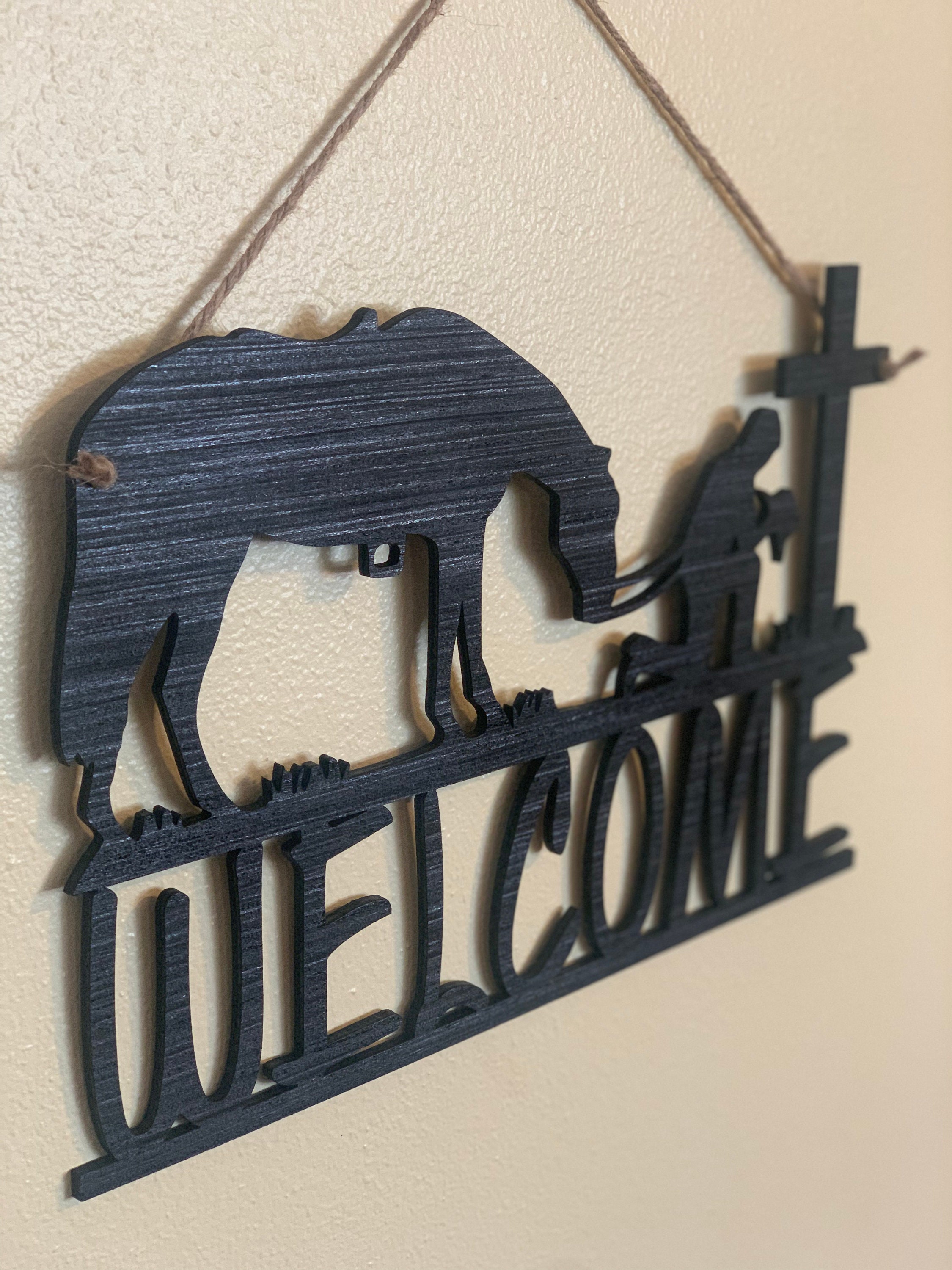 Welcome Sign Religious Welcome Sign Western Welcome Sign - Etsy