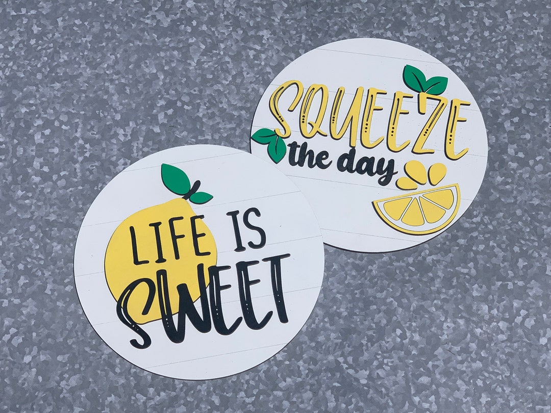 Lemon Sign, Spring Decor, Summer Decor, Farmhouse Signs, Lemons - Etsy