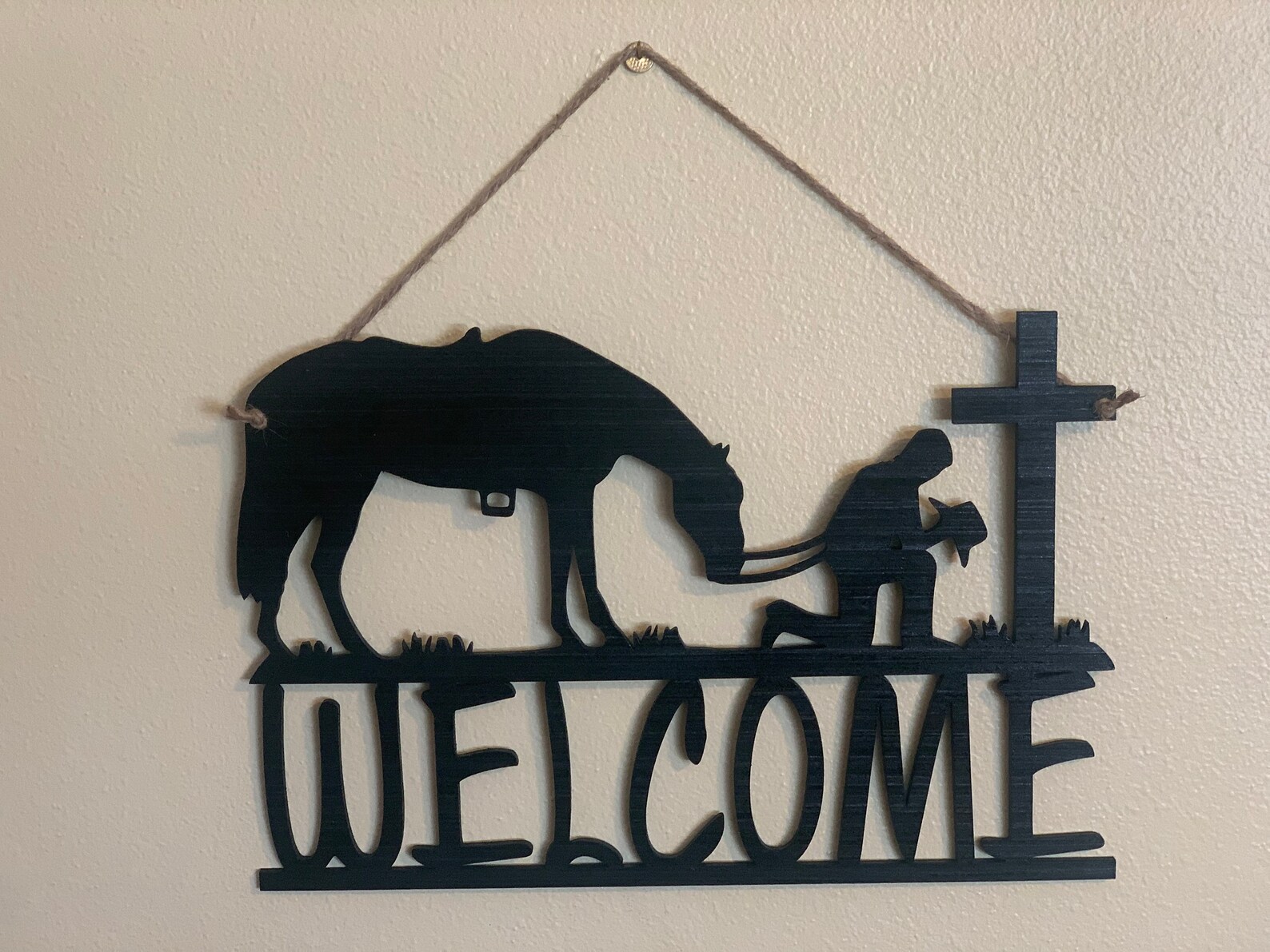 Welcome Sign Religious Welcome Sign Western Welcome Sign | Etsy