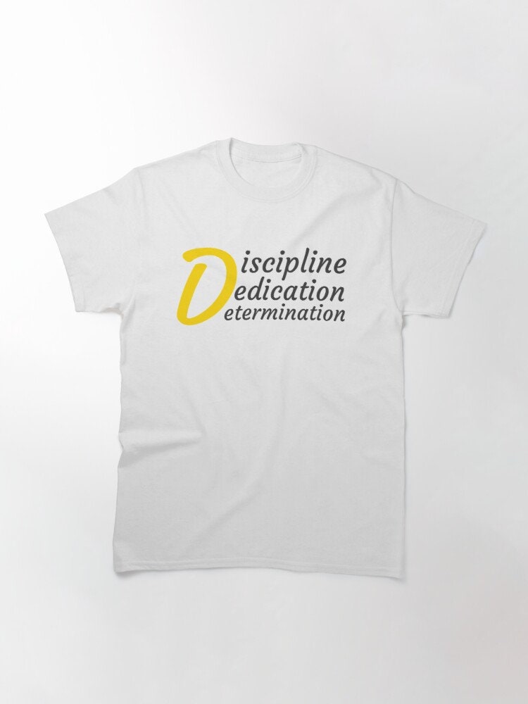 Discipline Dedication Determination Printable Instant Download - Etsy