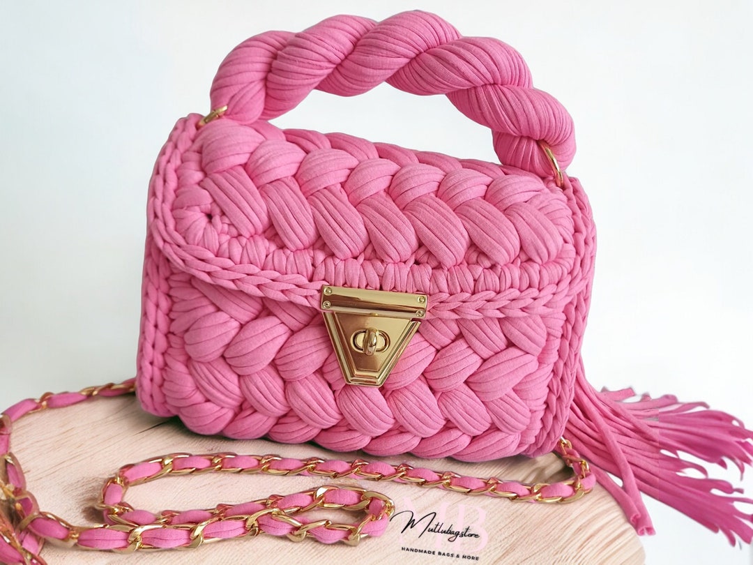 Multi Color Bag/crochet Bag/hand Woven Bag/handmade Bag/colorful Bag ...