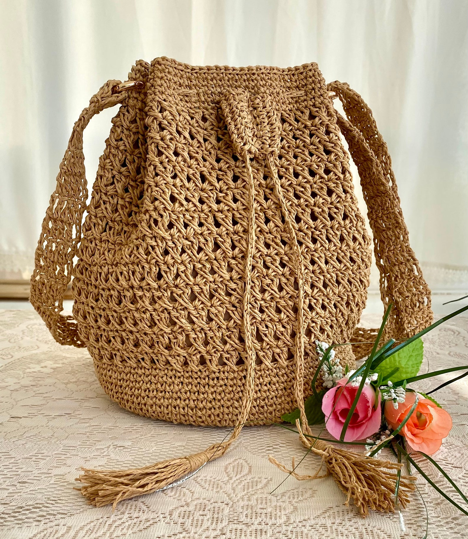 Paper Rope Bag/handmade Bag/straw Bag/straw Purse/hand Woven - Etsy