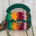 Multi Color Bag/hand Woven Bag/colorful Bag/handmade - Etsy