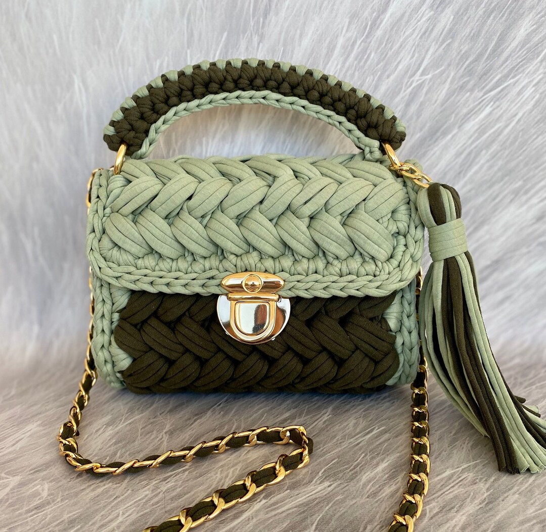 Multi Color Bag/crochet Bag/hand Woven Bag/handmade Bag/colorful Bag ...