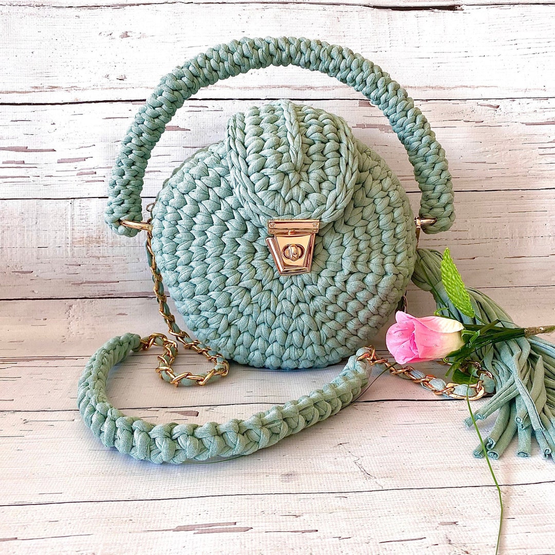 Macaron Bag/hand Woven Bag/handmade Bag/luxury Bag/knitted Bag/crochet ...