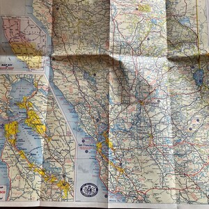 Vintage 1960s Maps From Cities Service, Conoco, and Chevron - Etsy