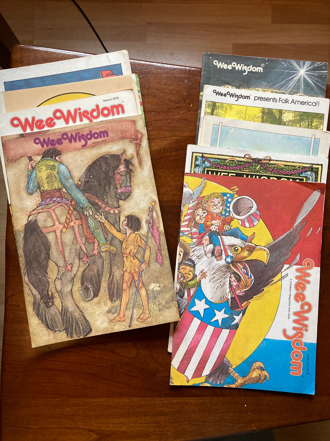 Wee Wisdom Magazine 1975, 9 Issues - Etsy