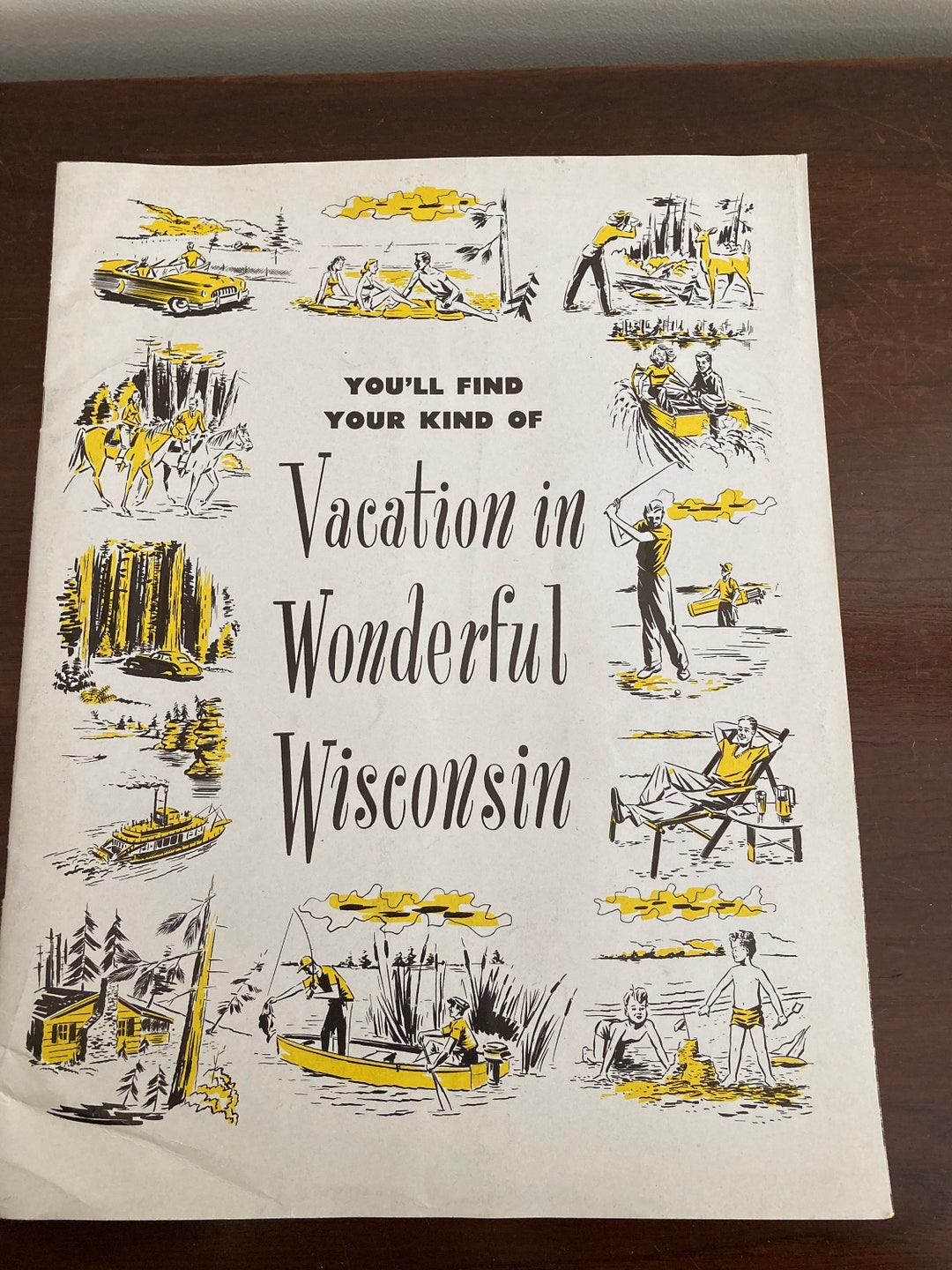 1950s Wisconsin Travel Booklet: Vintage Vacation Guide - Etsy