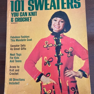 Woman’s Day 101 Sweaters You Can Knit and Crochet Number 9, 1979 - Etsy