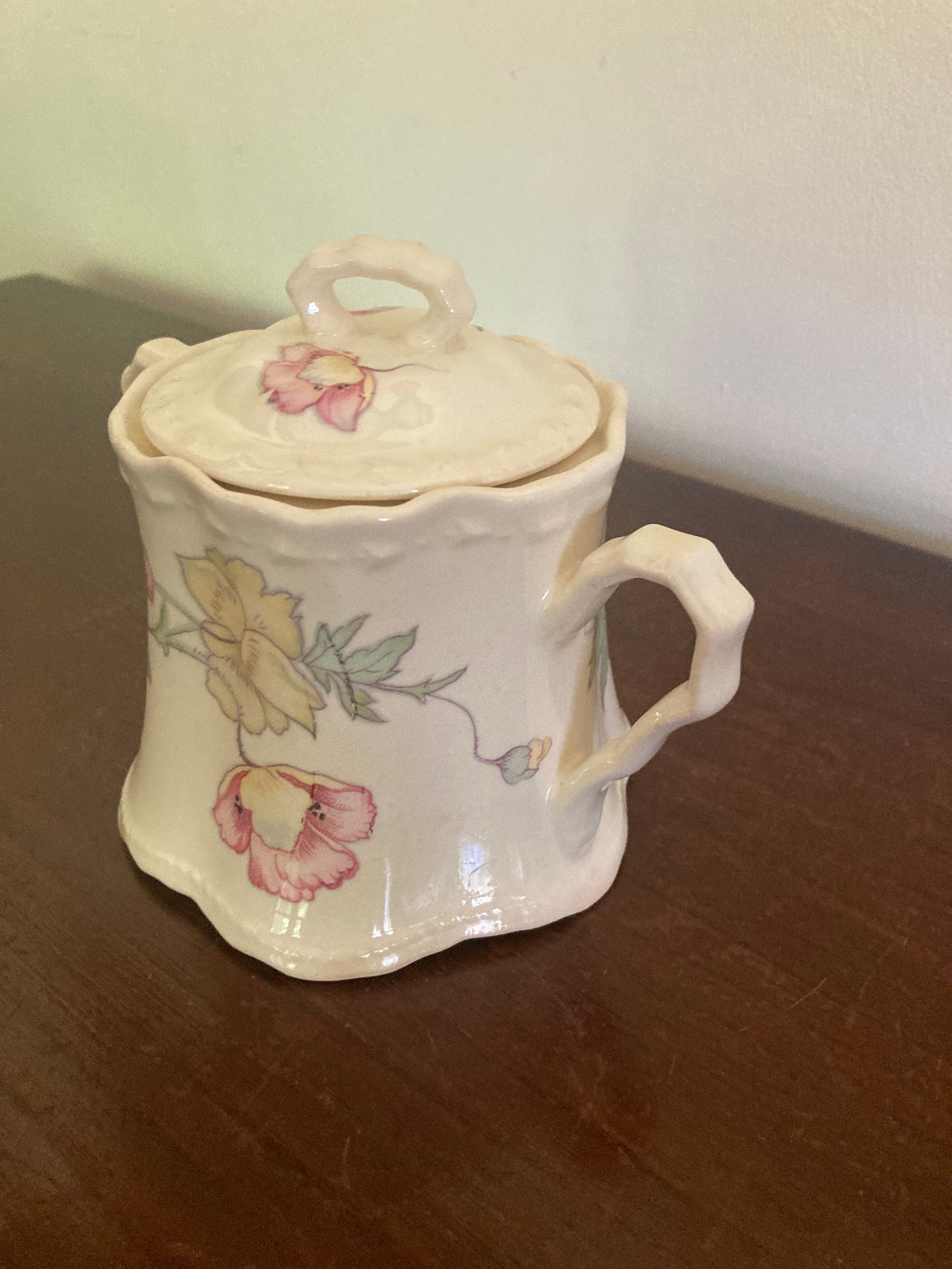 Vintagesugar Bowl, Crooksville China Co., James California Poppy ...