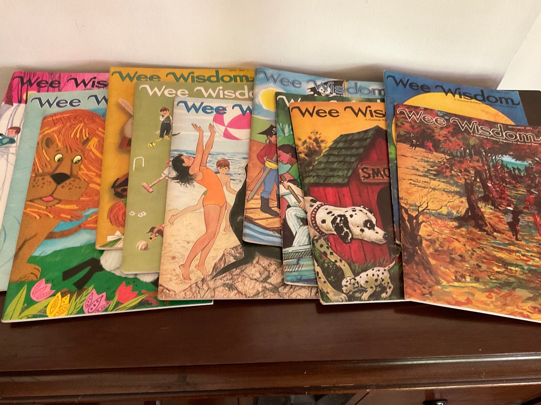 Wee Wisdom Magazine for Kids, 1972, 11 Issues - Etsy