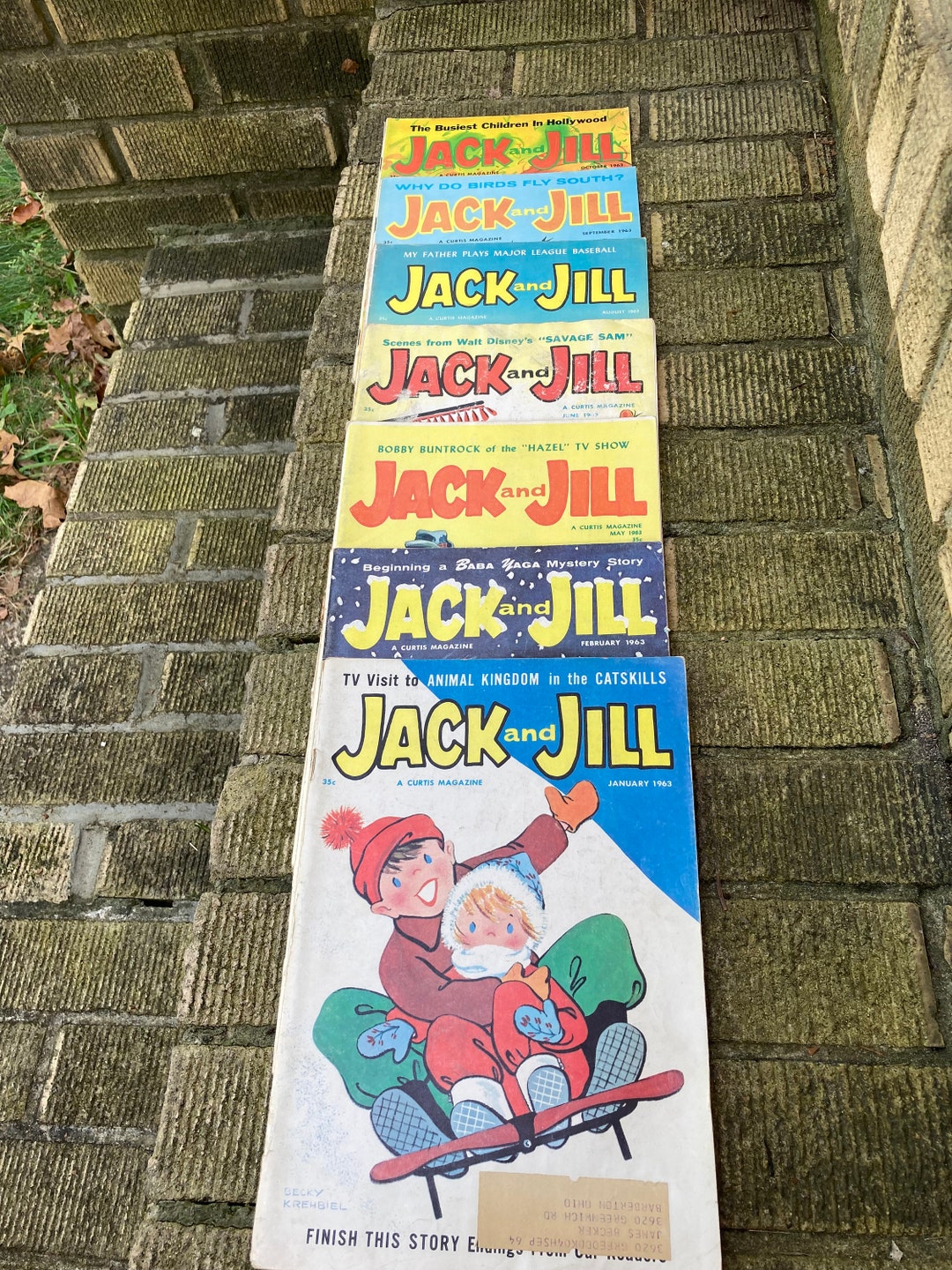 Jack and Jill Magazines, 1963 - Etsy