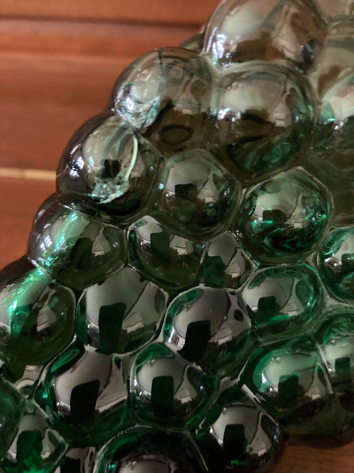 1960s Green Glass Grape Flask From Italy - Etsy