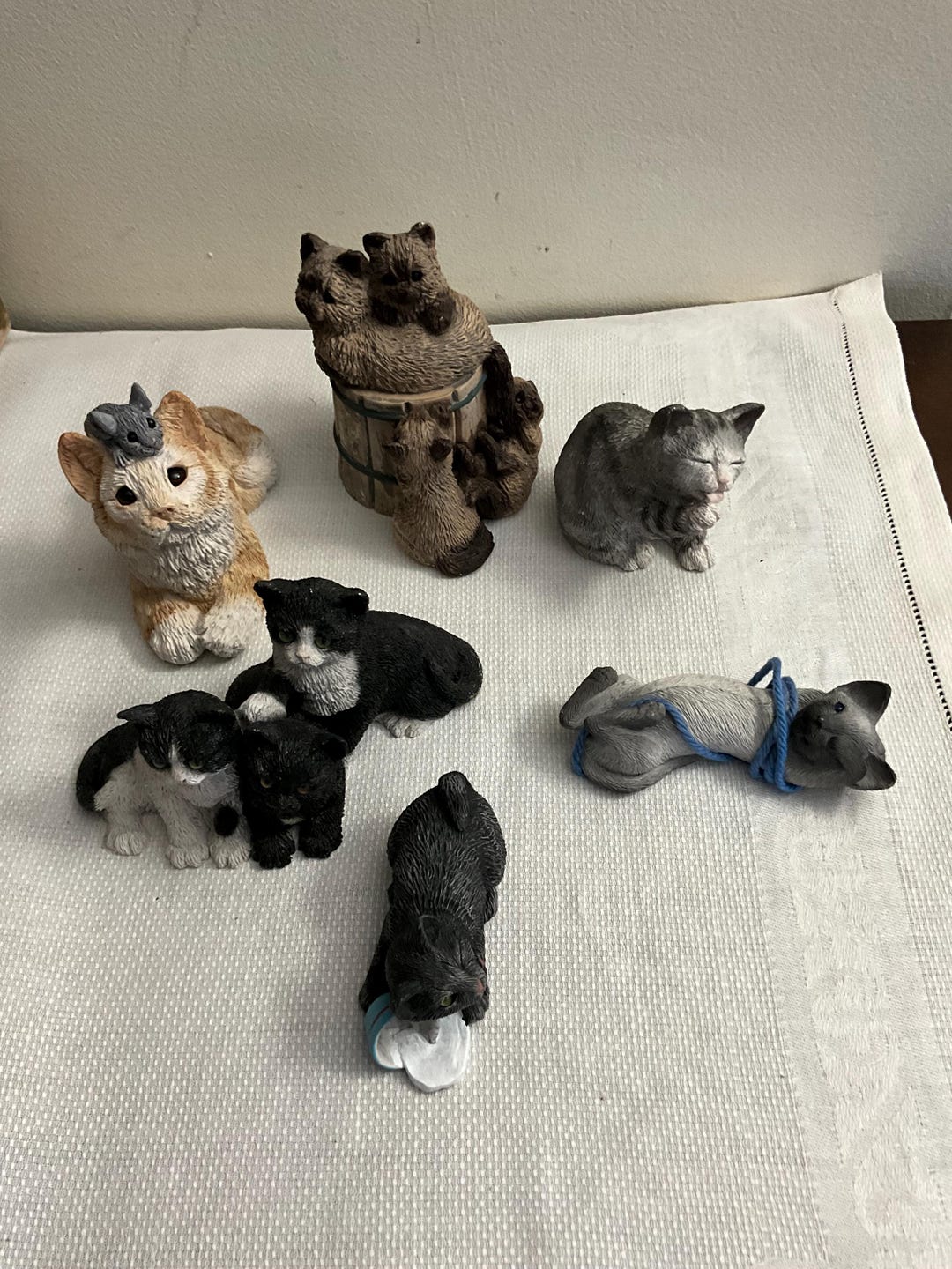 Stone Critter’s Style Cat Figurines - Etsy