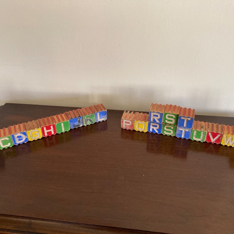 Alphabet Blocks - Etsy
